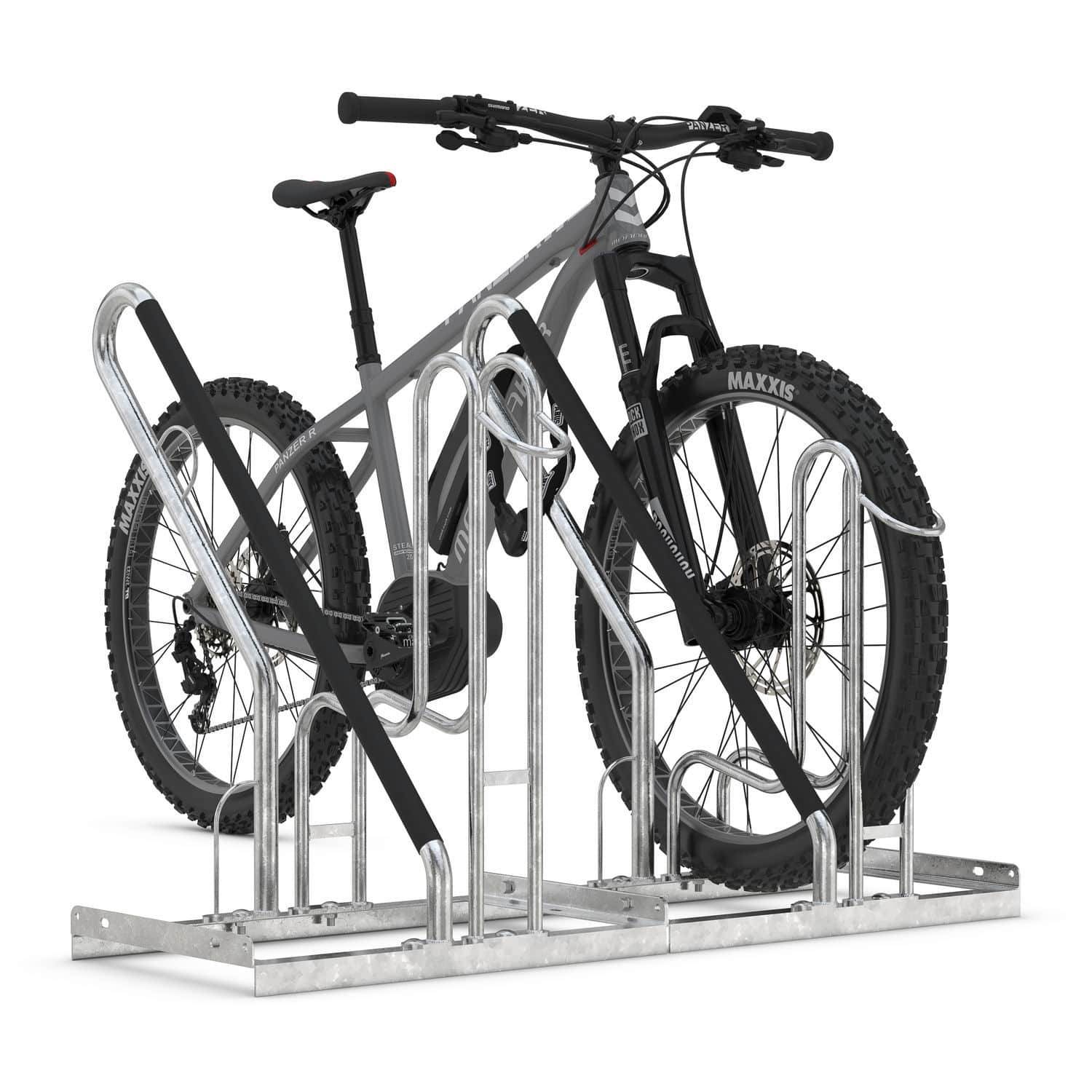 Floor-mounted bike rack - 4801 XXBF High - wsm Raumsysteme - secure ...