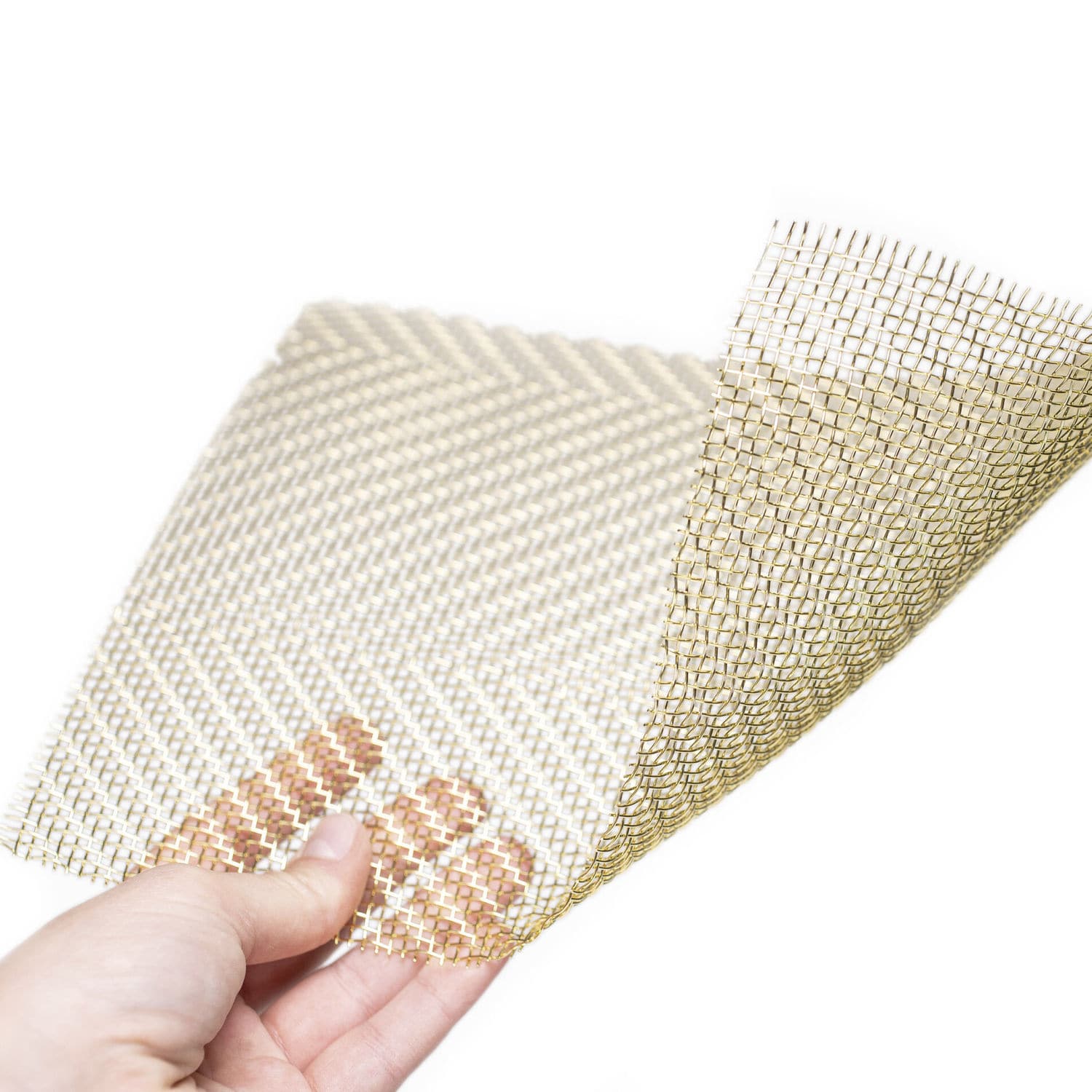 Brass wire mesh - FISH - MeshArt Dorstener Drahtwerke - for interior ...