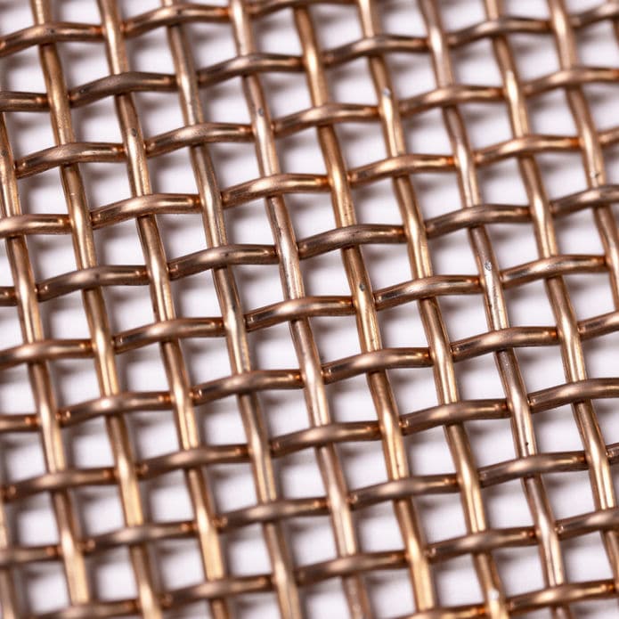 Steel wire mesh - RUFUS 42 - MeshArt Dorstener Drahtwerke - copper ...