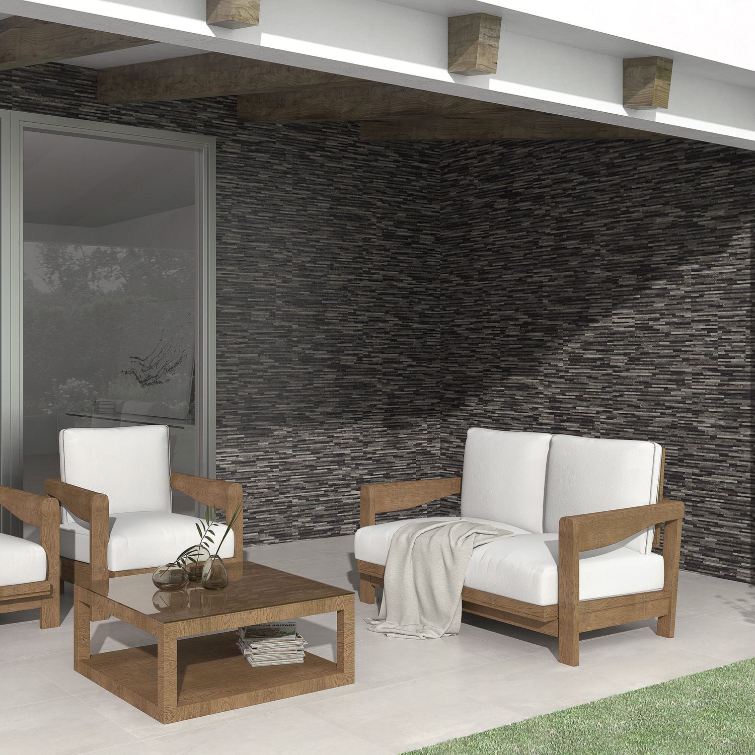 Porcelain stoneware tile - DIRECTION - Azulev - polished / indoor / outdoor