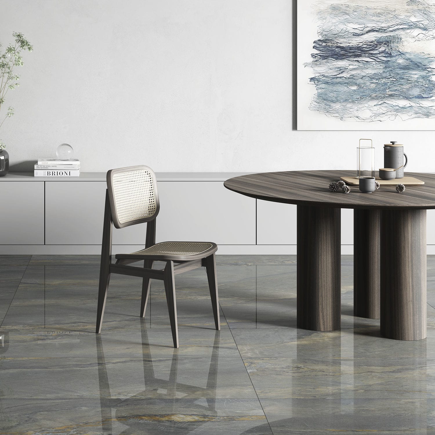 Porcelain stoneware tile - AFRICAN - Azuvi - matte / polished / high-gloss