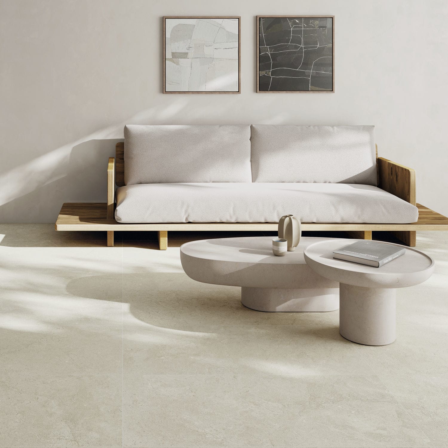 Porcelain stoneware tile - EFESO - Azuvi - matte / textured / indoor