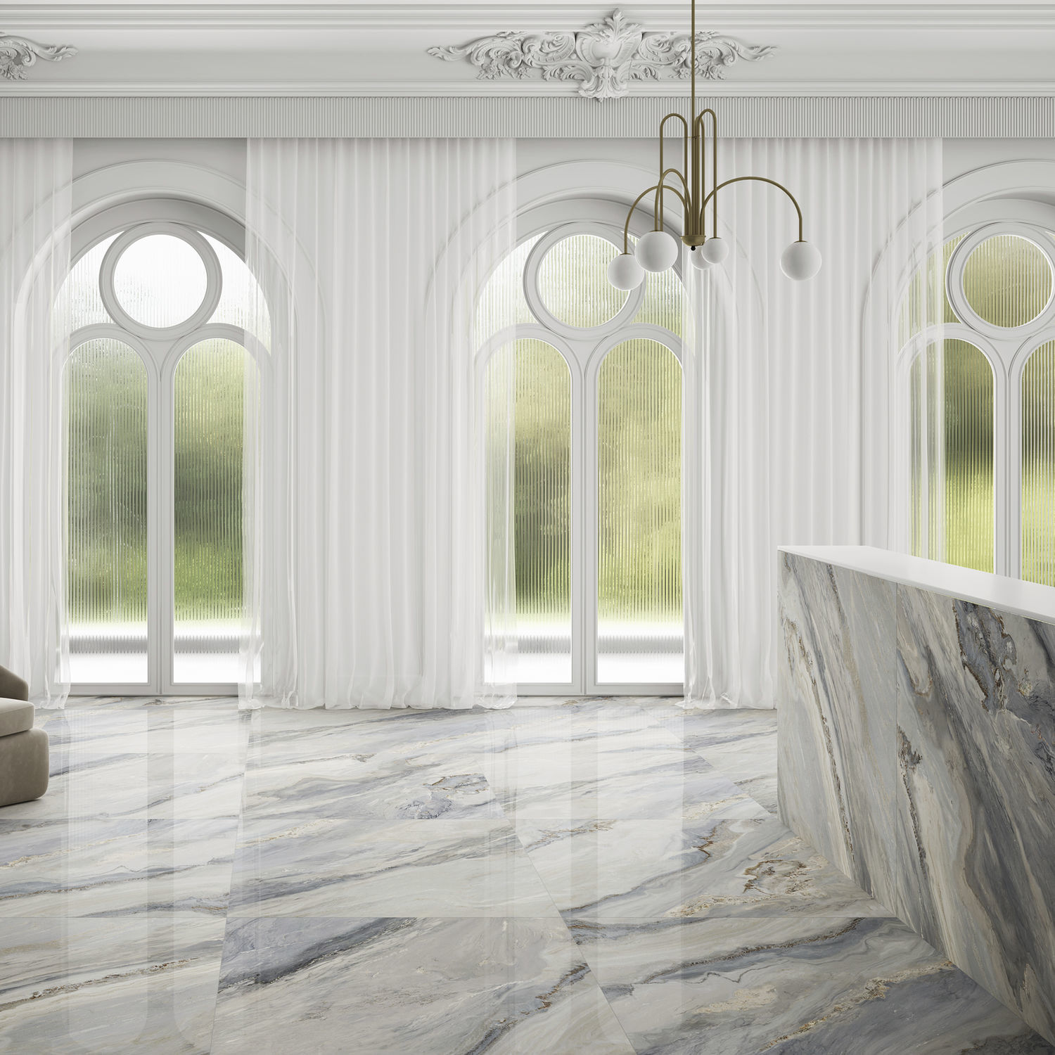 Porcelain stoneware tile - PALISSANDRO - Azuvi - polished / indoor ...