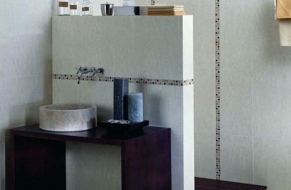 Ceramic tile - TRAVERTINO - Azuvi - polished / indoor / bathroom