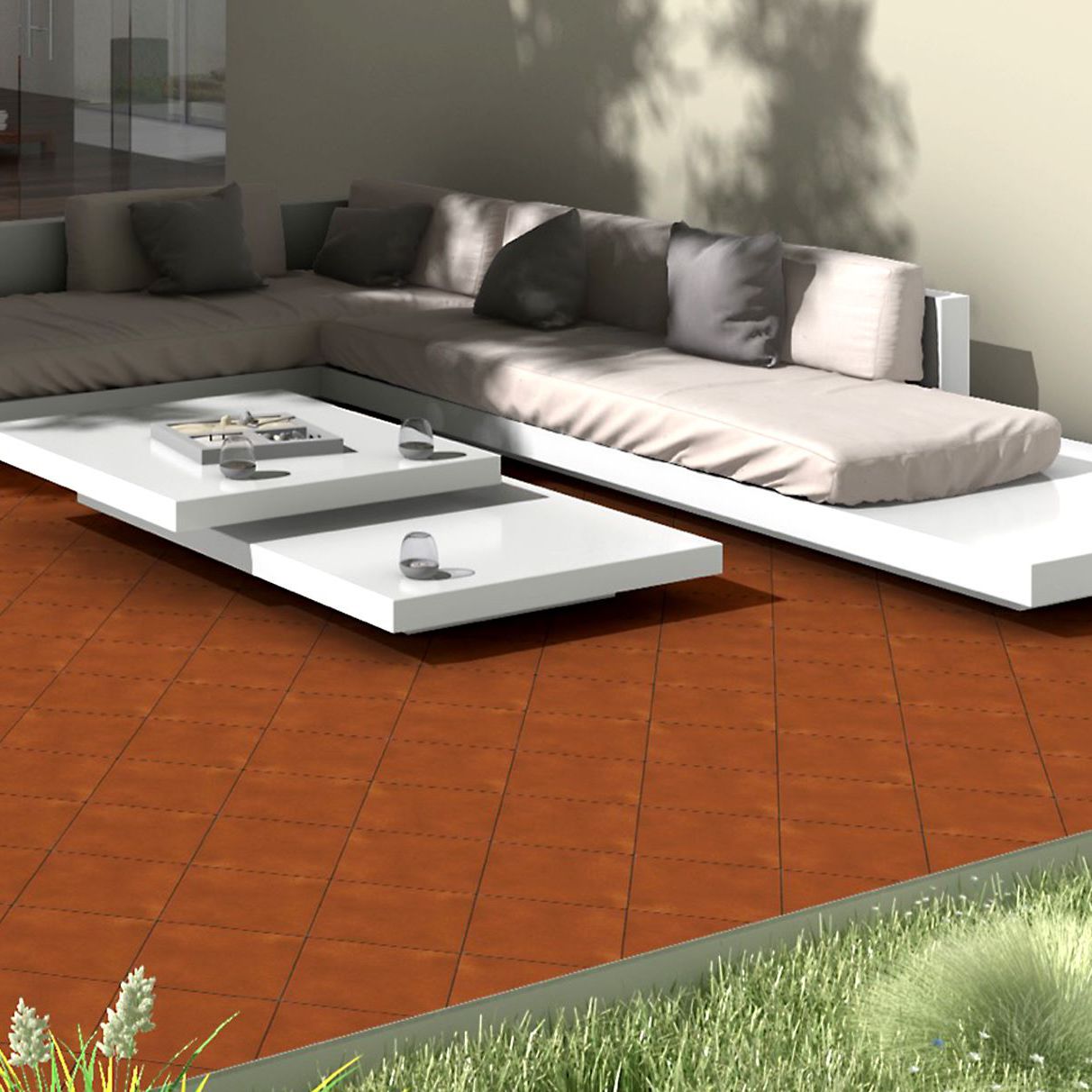 Indoor tile - JACA - Codicer - floor / porcelain stoneware / matte