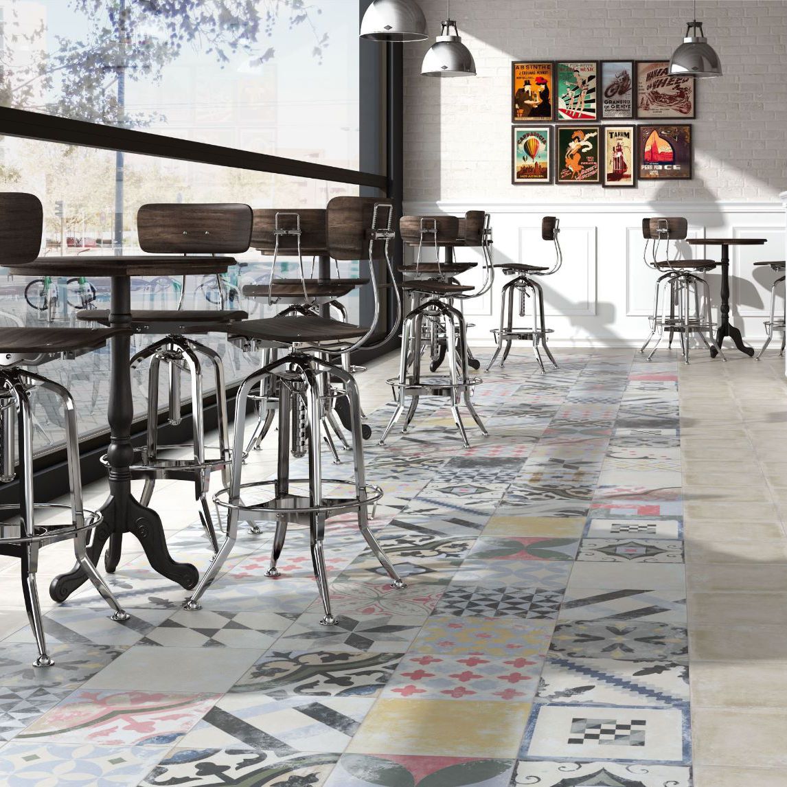 Porcelain stoneware tile - HERITAGE - Codicer - satin / indoor / floor