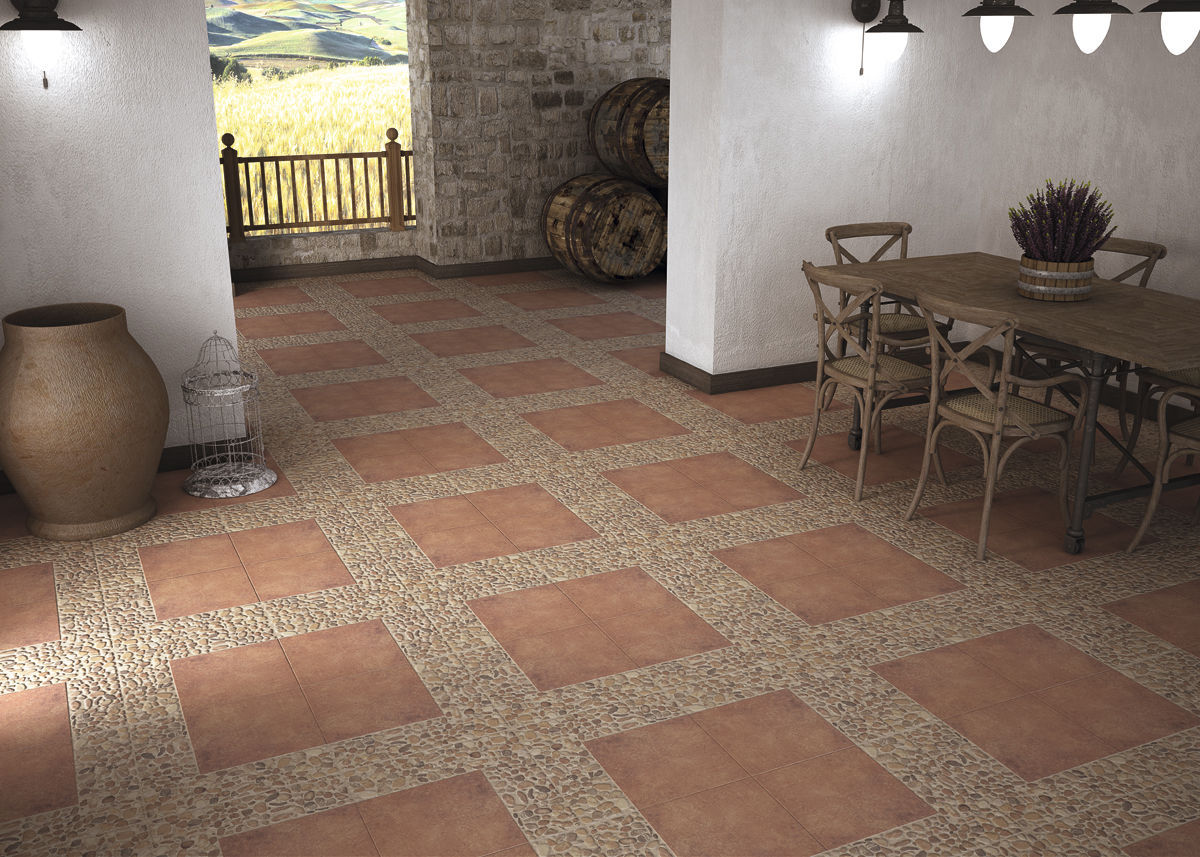 Ceramic tile - CASTELLÓN COTTO - Cristal Cerámicas - embossed / matte ...