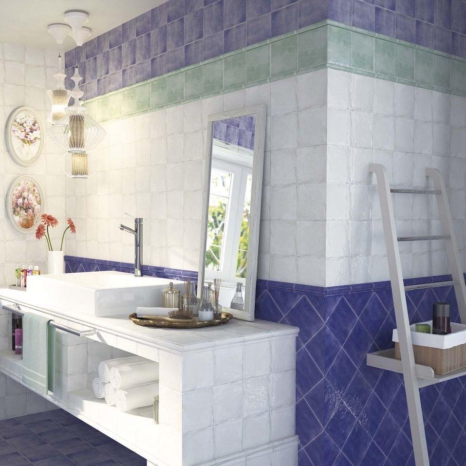 Ceramic tile - PATINÉ - El barco - high-gloss / indoor / bathroom