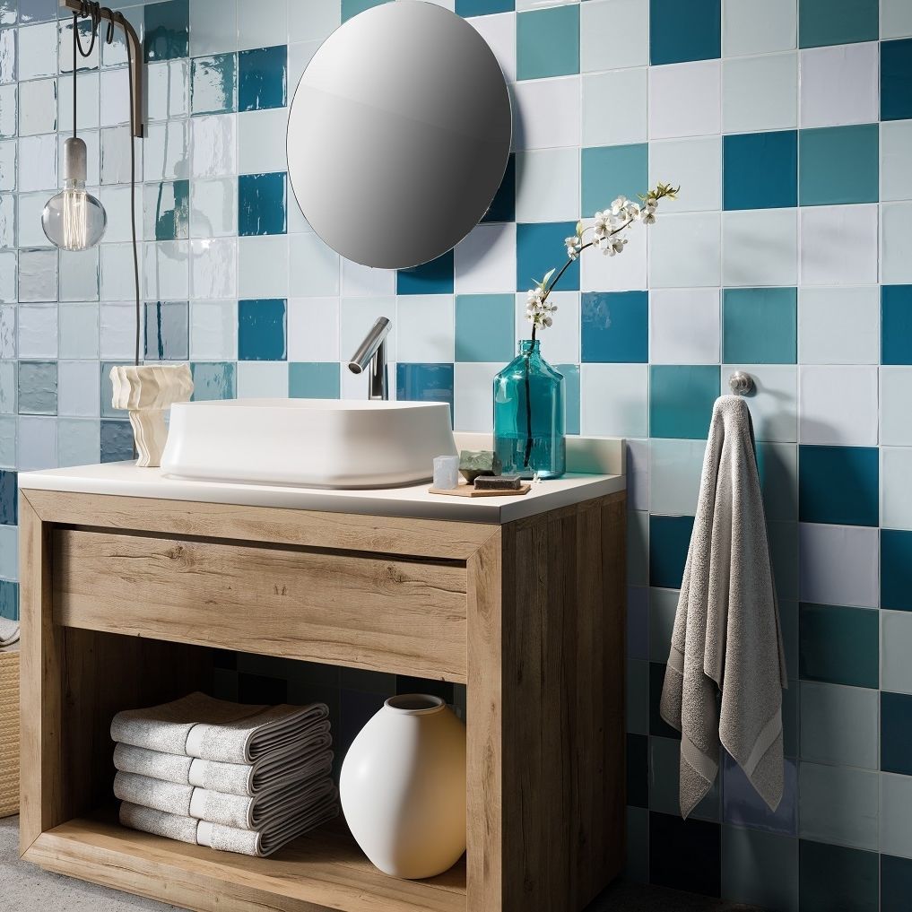 Glazed ceramic tile - RODIN - El barco - high-gloss / indoor / bathroom