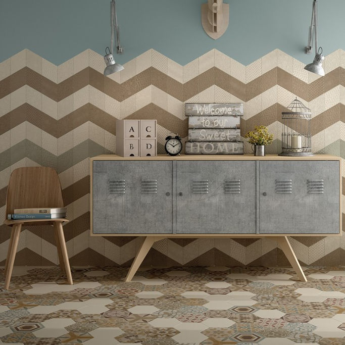 Indoor tile - RHOMBUS - Equipe Cerámicas - wall / floor / porcelain ...