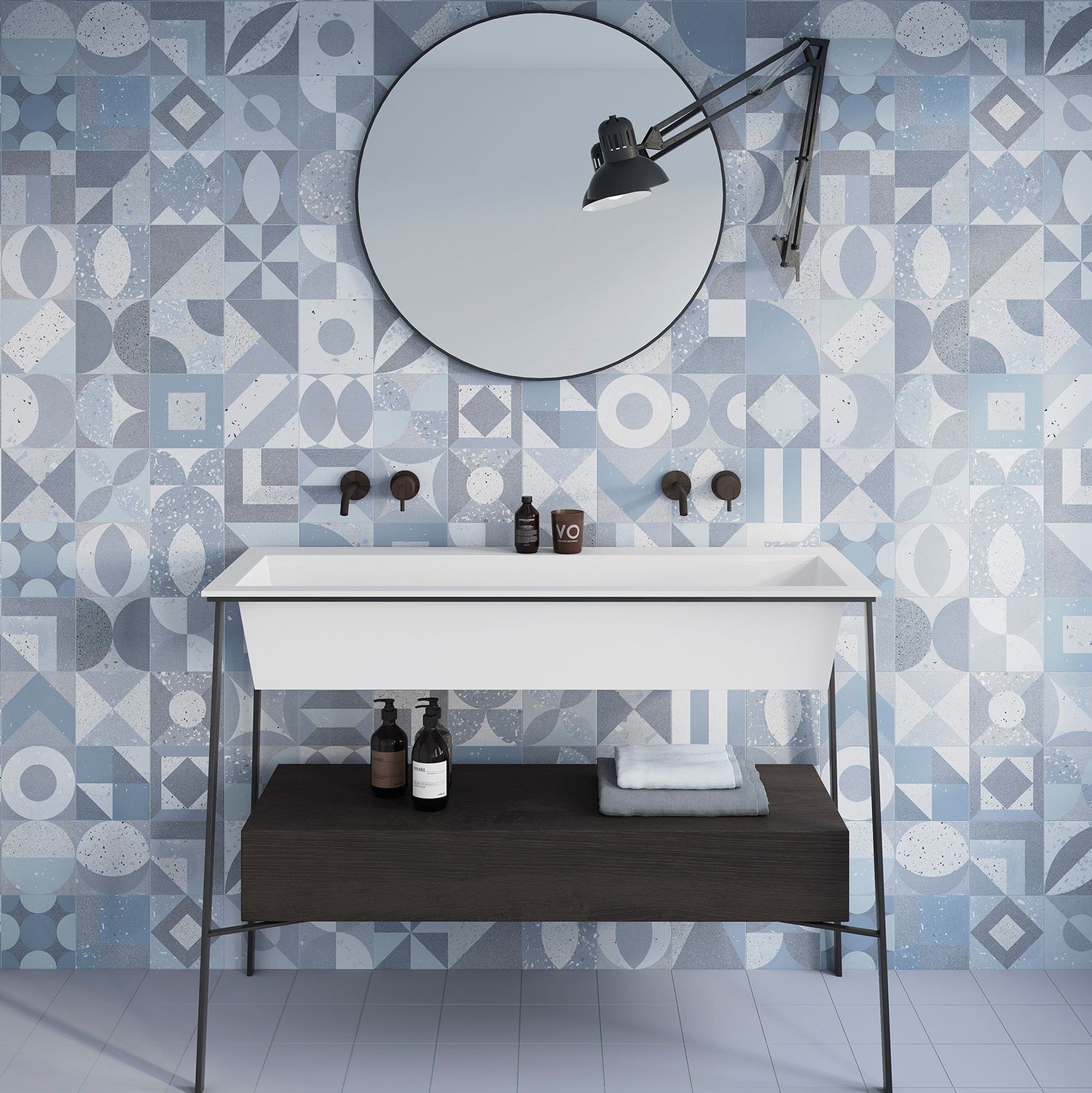Porcelain stoneware tile - FUSION - GAYAFORES - matte / indoor / living ...