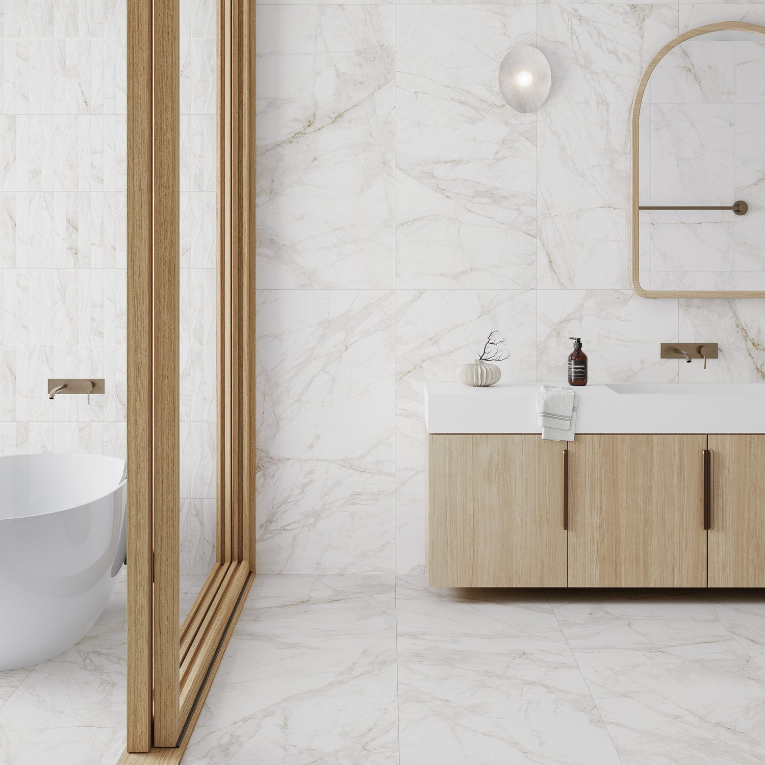 Porcelain stoneware tile - SPIDER - GAYAFORES - matte / indoor / bathroom