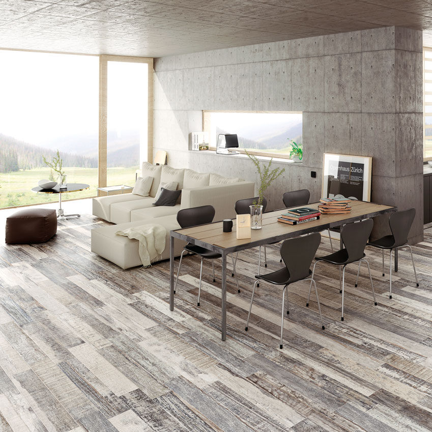 Parquet look tile - ORIGEN - GAYAFORES - porcelain stoneware / polished ...