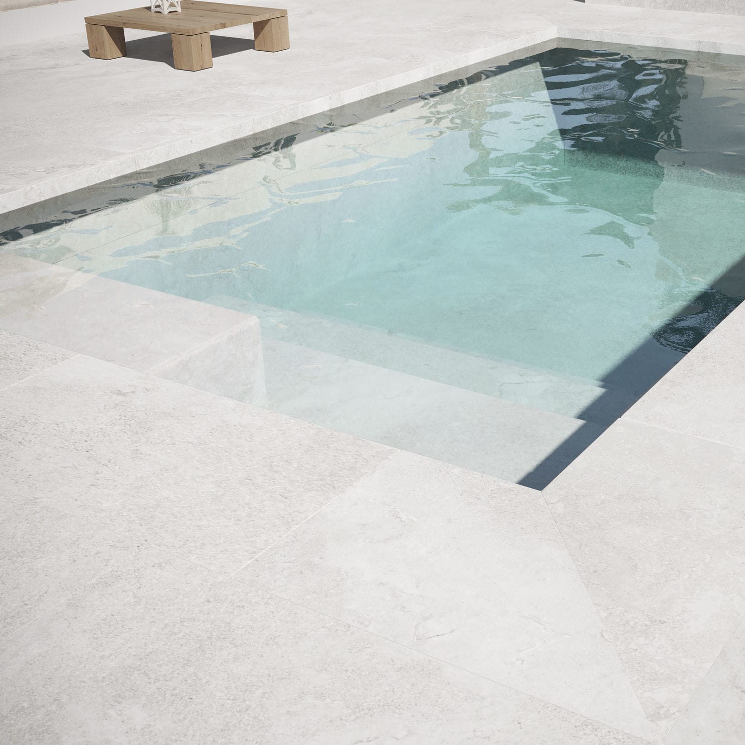 Clinker tile - CORINTO BLANCO - Gresmanc - outdoor / garden / poolside
