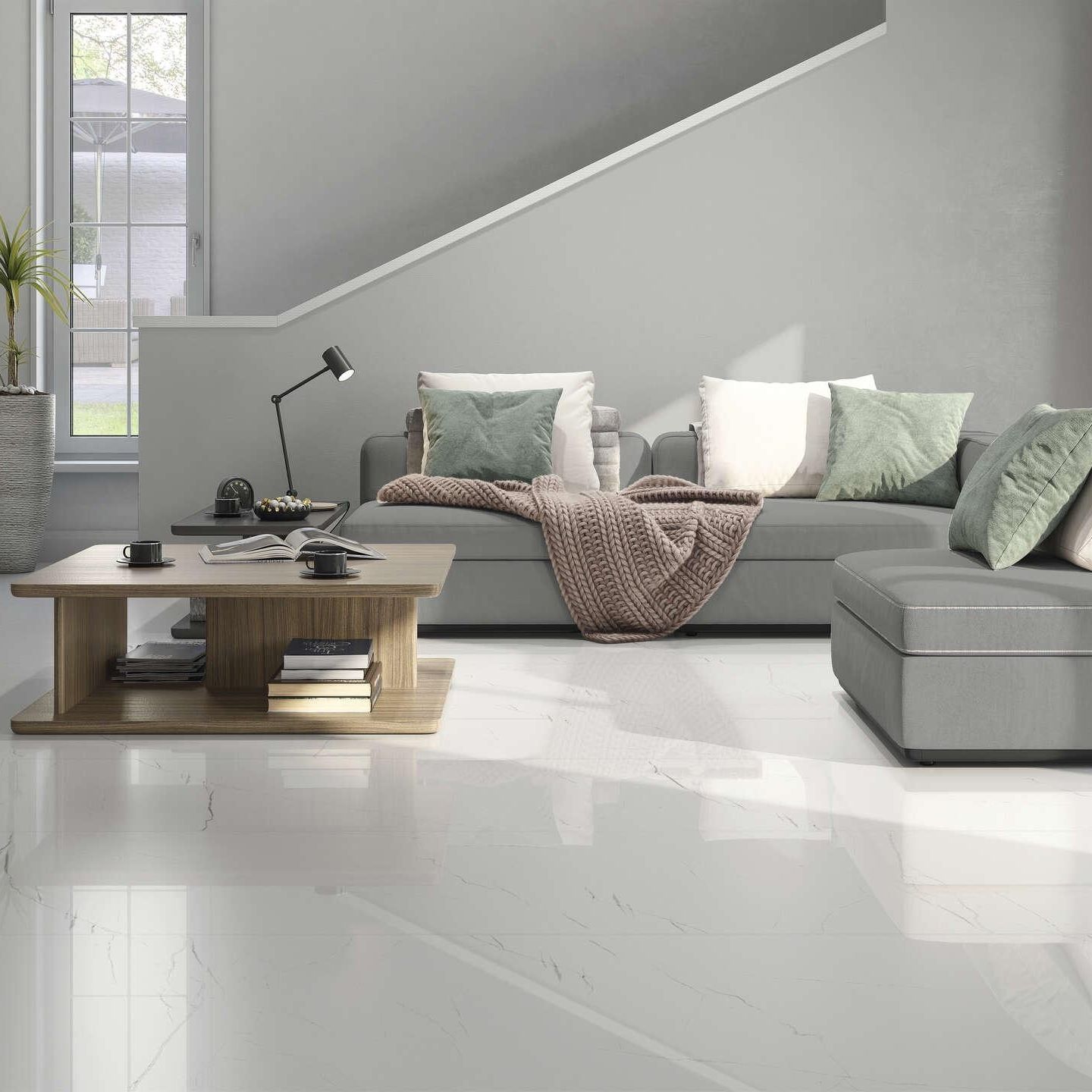 Porcelain stoneware tile - BARNABY - Grupo Halcón - matte / polished ...