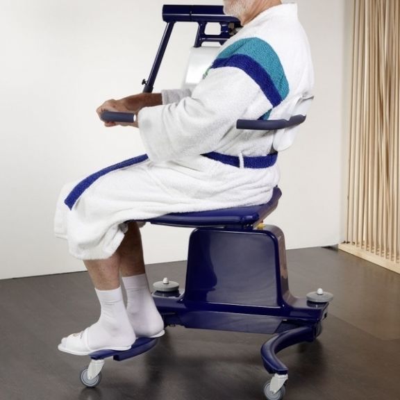 Electric patient lift - ELLI - Trautwein - free-standing / floor ...