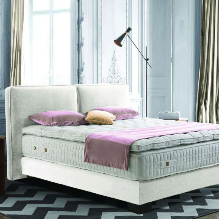 Double bed headboard - CLUB - Treca Paris - contemporary / fabric