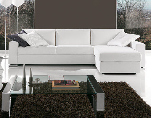 Modular sofa - MERCURIO BL - Respace - contemporary / fabric / leather