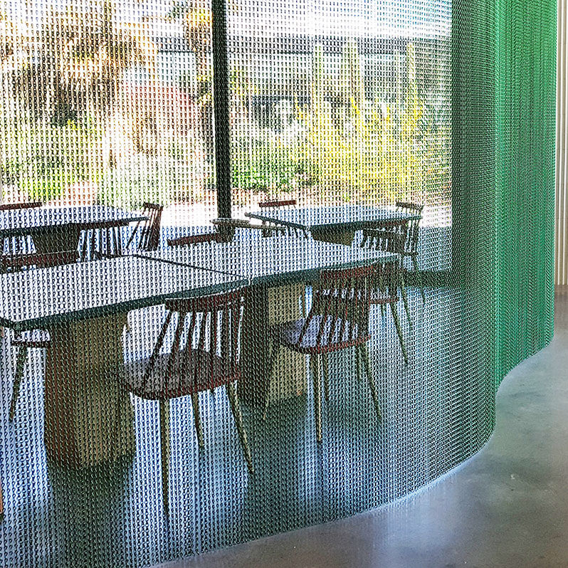 Mesh room divider - KriskaDECOR - commercial