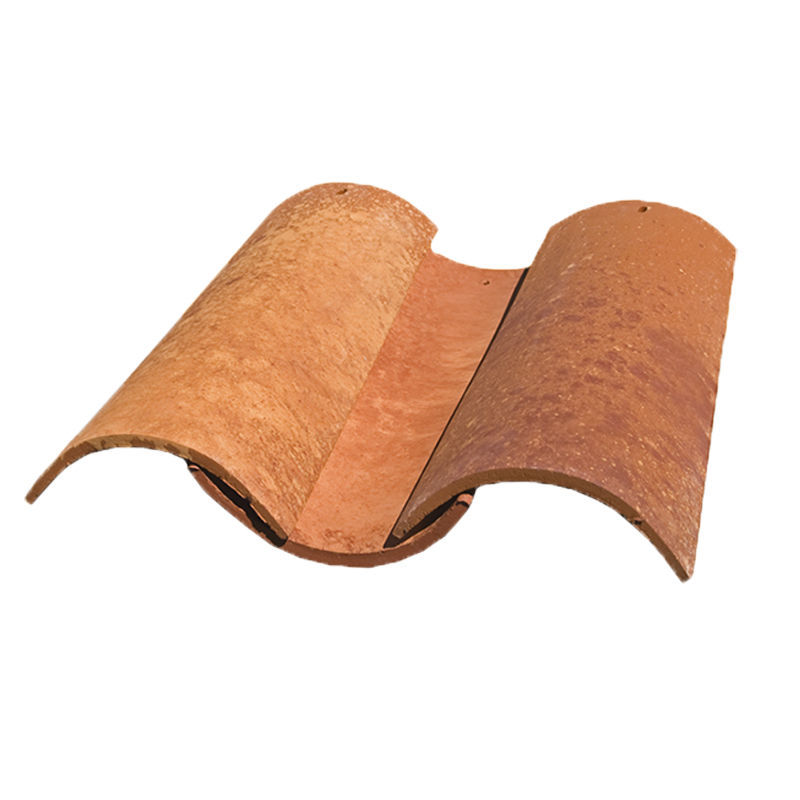 Curved barrel roof tile - PALM BEACH MISSION 18-3/8″ - LUDOWICI - clay