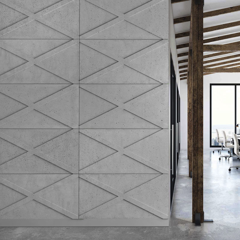 Interior panel - GEO 01 - Loft Design System - concrete / concrete look