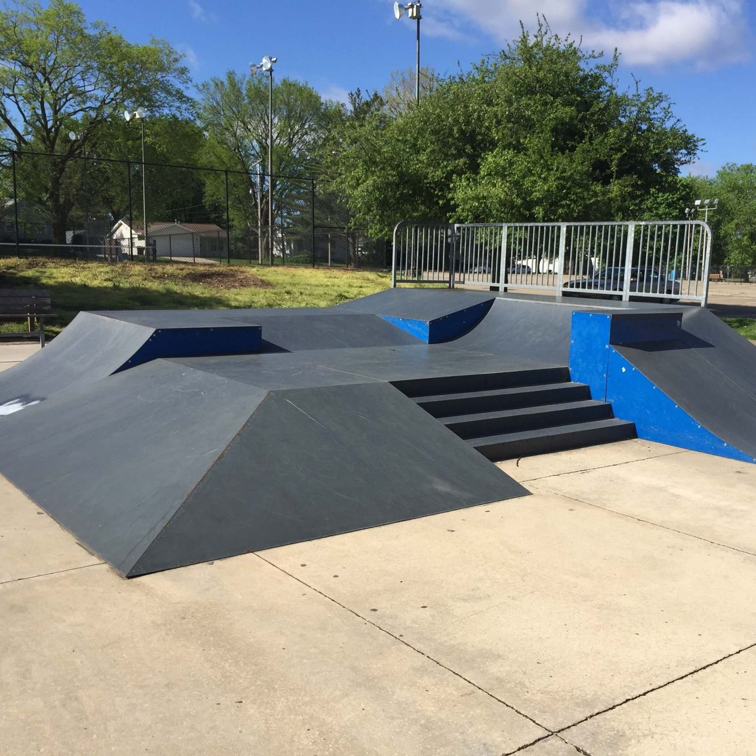 Half pyramid for skateparks - BLOOMINGTON, IL - World Skate Parks