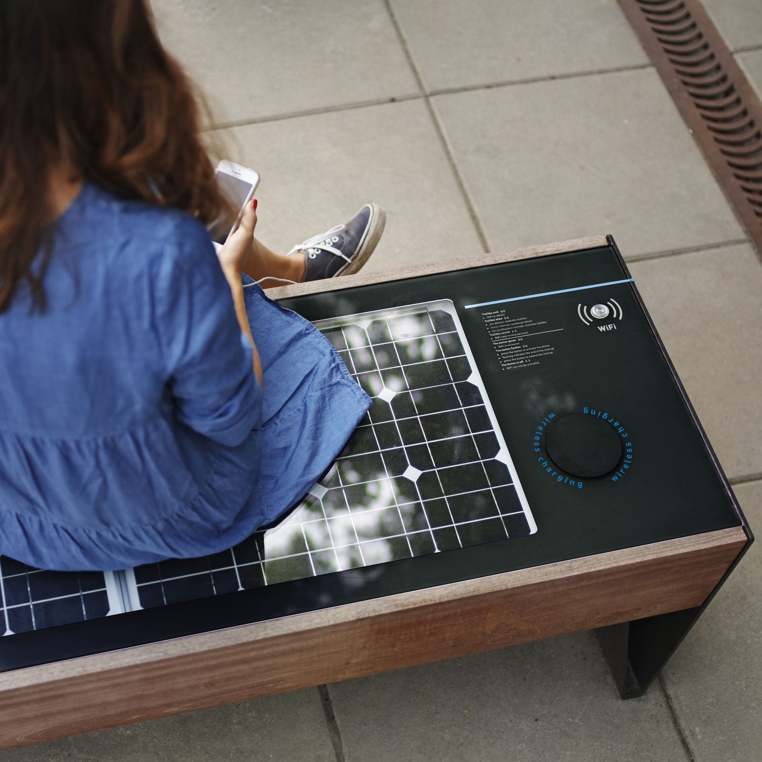 Contemporary public bench - BLOCQ - mmcité street furniture - wooden ...