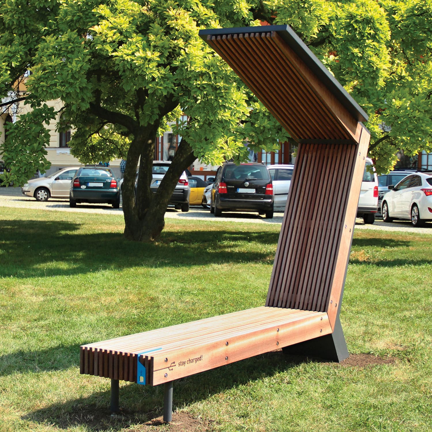 Contemporary public bench - WOODY SCORPIO - mmcité street furniture ...