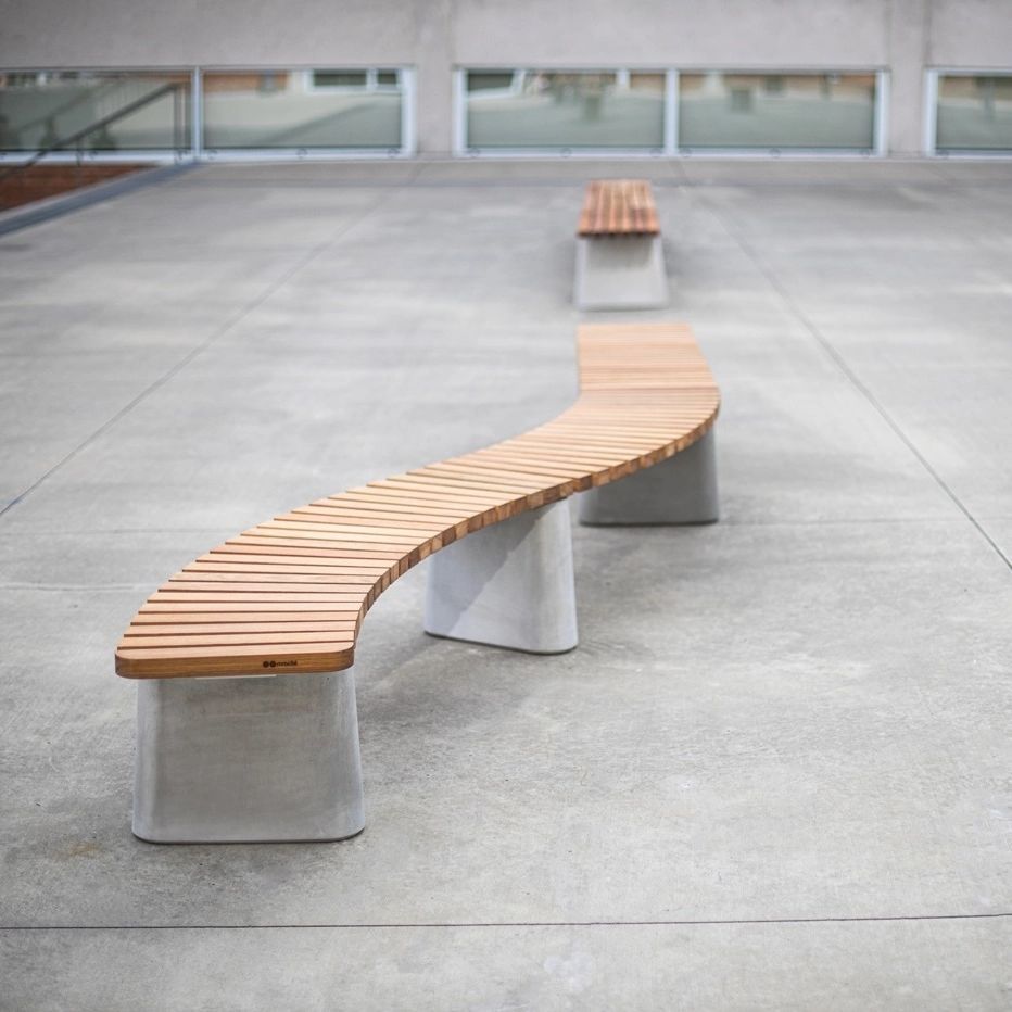 Contemporary public bench - REFORMA - mmcité street furniture ...