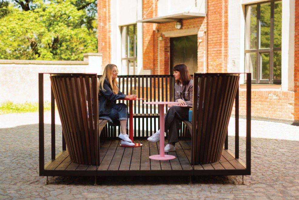 Modular parklet - PLATFORM KUPÉ - mmcité street furniture