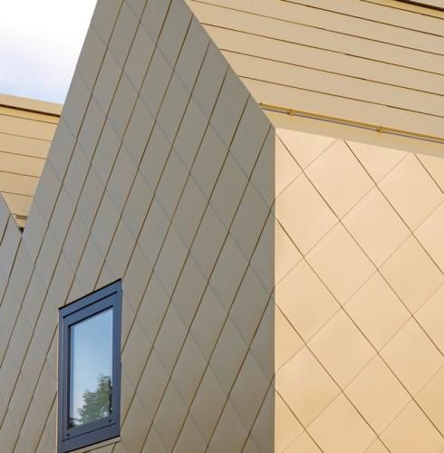 Shingle cladding - ANOMAX GOLD - EURAMAX COATED PRODUCTS - aluminum ...