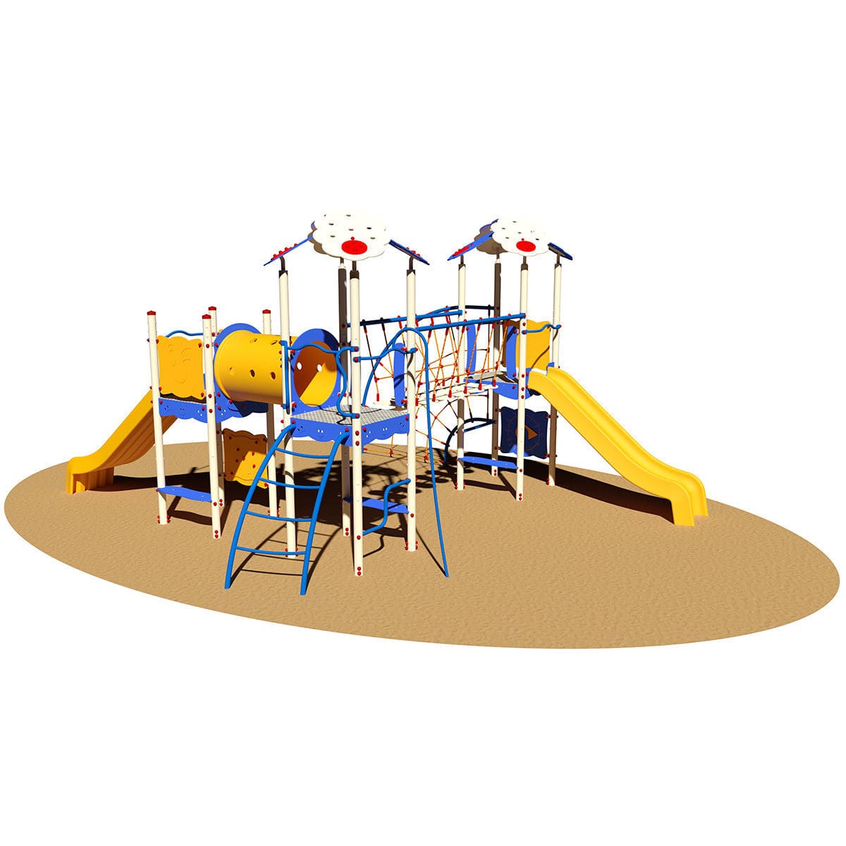 Playground structure - ALCOR - Dimo Group Srl - metal / polyethylene ...