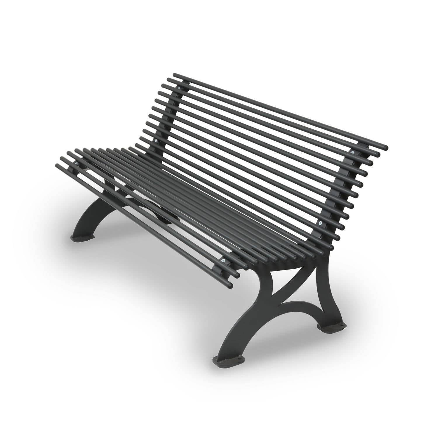 Traditional public bench - ARMONIA - Dimo Group Srl - galvanised steel ...