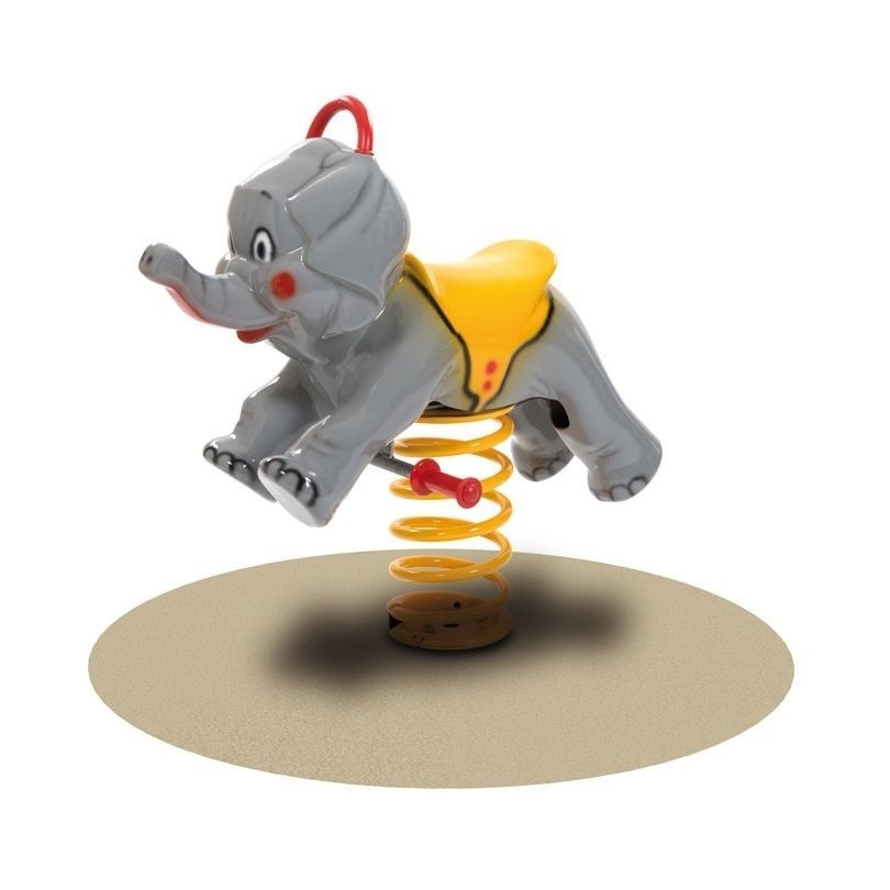 Fiberglass spring rocker - ELEFANT - Dimo Group Srl - animal / 1-seat