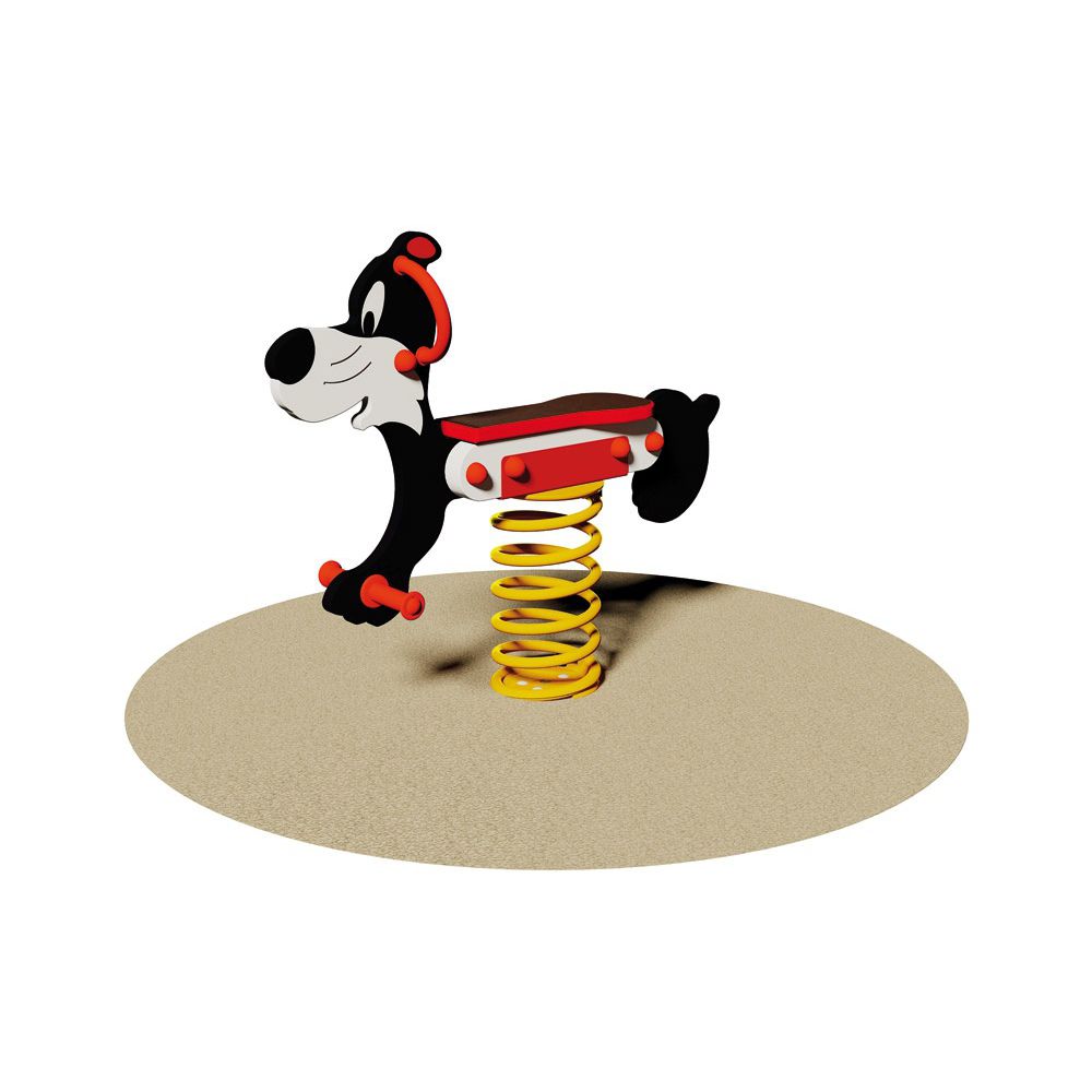 Plywood spring rocker - GATTO - Dimo Group Srl - animal / 1-seat