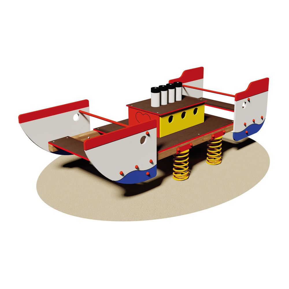 Galvanised steel spring rocker - NAUTILUS - Dimo Group Srl - plywood ...