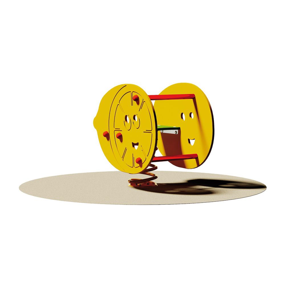 Plywood spring rocker - LIMONE - Dimo Group Srl - nature / 1-seat