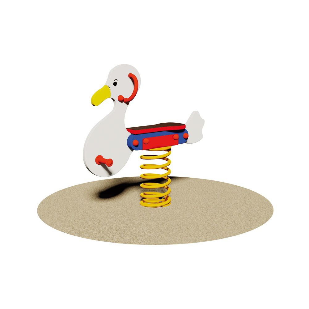 Galvanised steel spring rocker - DUCK - Dimo Group Srl - wooden ...