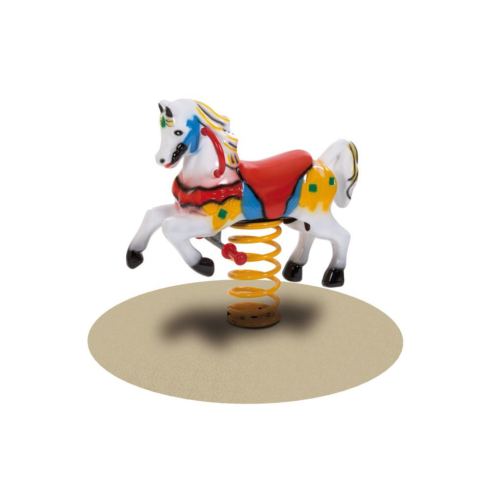 Fiberglass spring rocker - PONY - Dimo Group Srl - animal / 1-seat