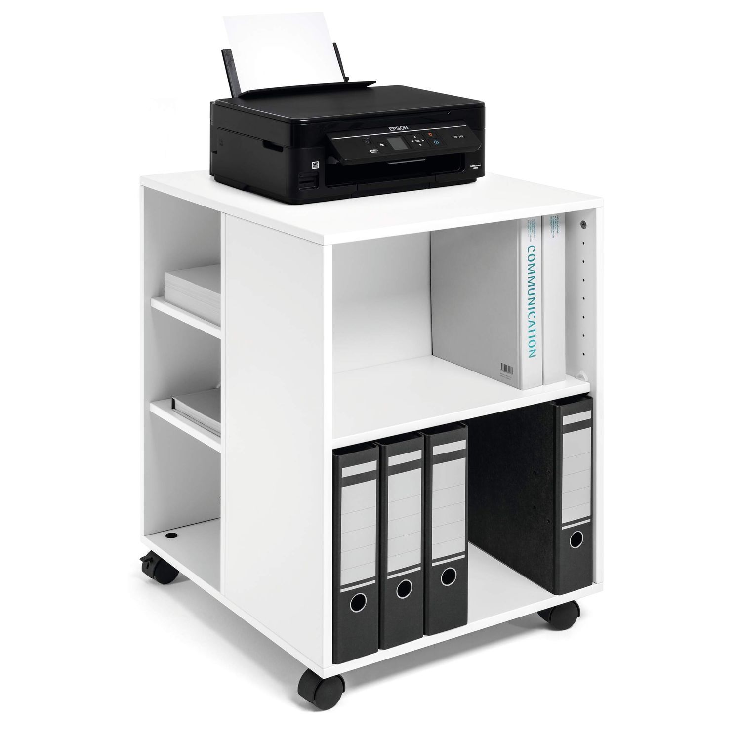 Multimedia trolley - 3113 - DURABLE - commercial / office / wooden