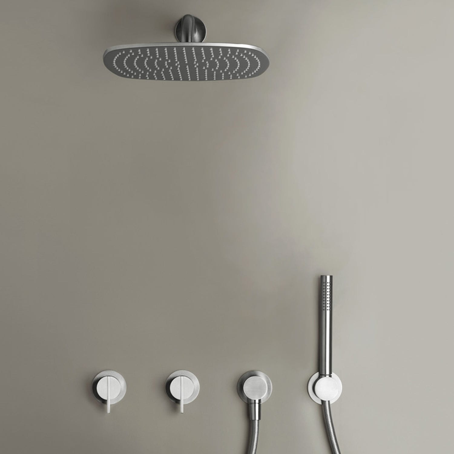 Wall-mounted shower set - PB SET22 - COCOON - contemporary / with hand ...