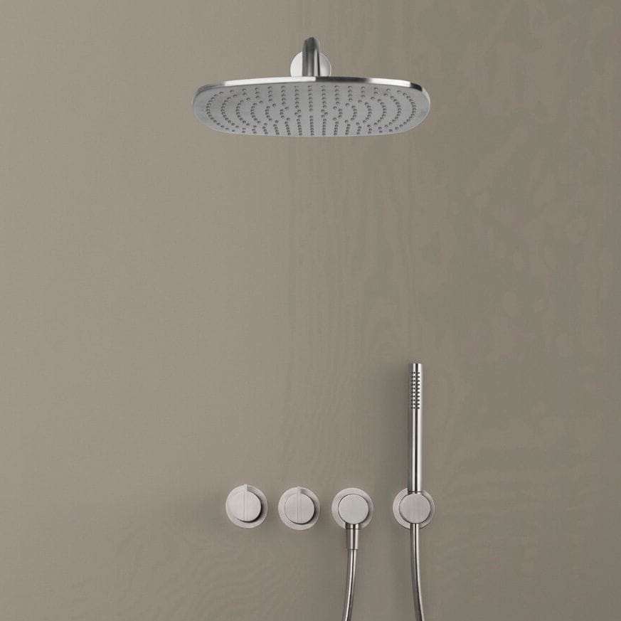 Wall-mounted shower set - PB SET22THERM - COCOON - contemporary / with ...