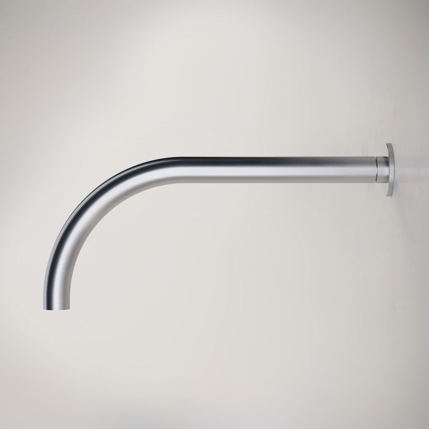Stainless steel washbasin spout - JP 10.1 - COCOON - wall-mounted