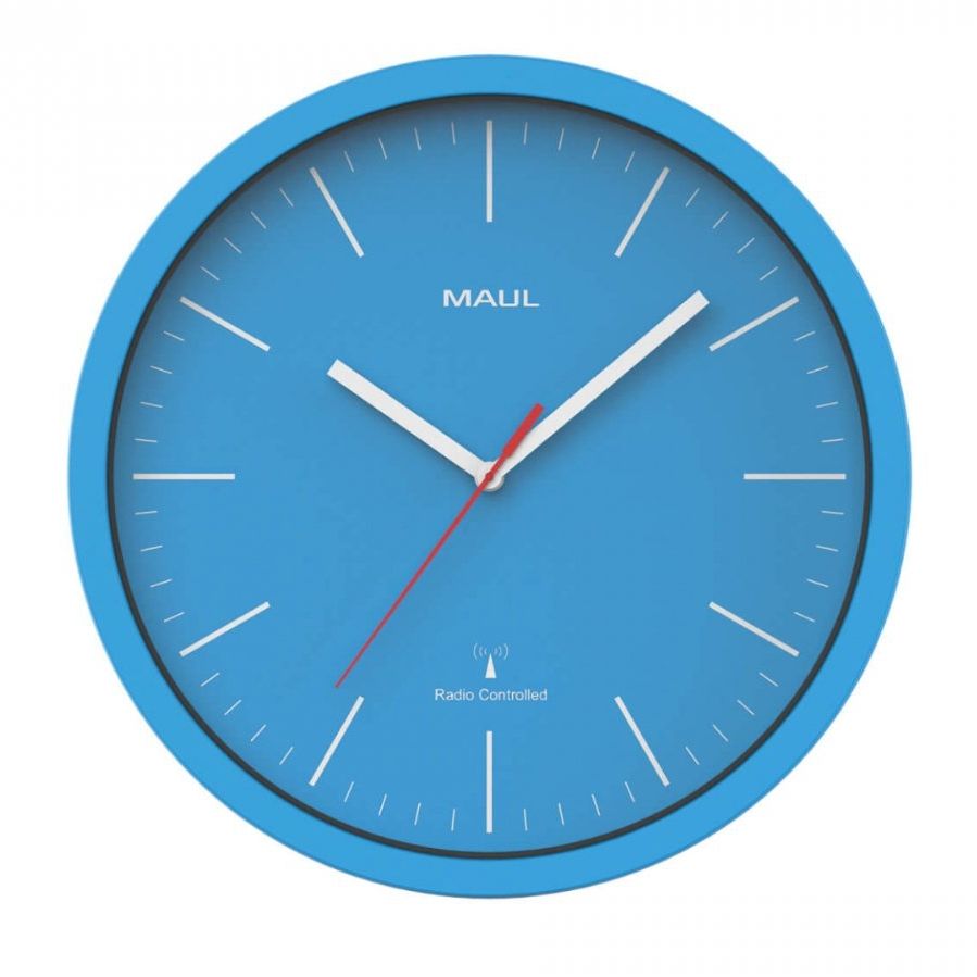 Contemporary clock - MAULjump - MAUL - wall-mounted / analog / for office