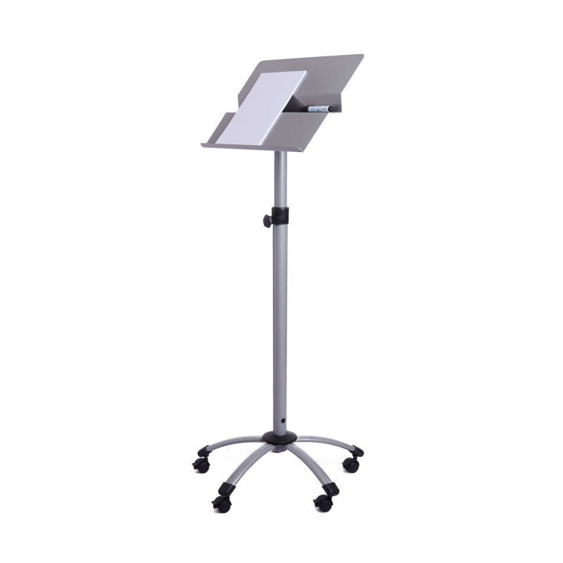 Conference lectern - ROCADA - MAUL - height-adjustable / on casters / metal