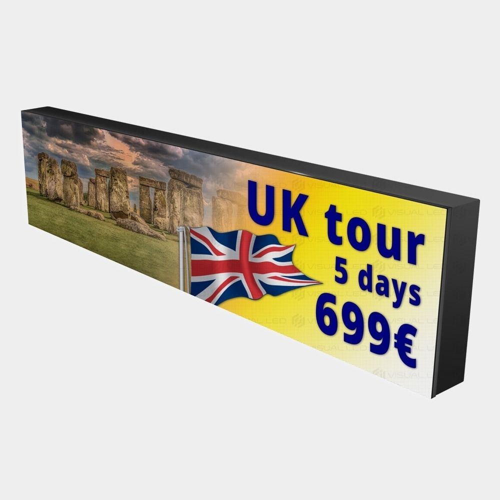 Wall advertising sign - VISUAL LED SYSTEMS SL - LED