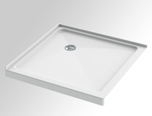 Square shower base - SOHO - CAML-TOMLIN - raised / quartzite