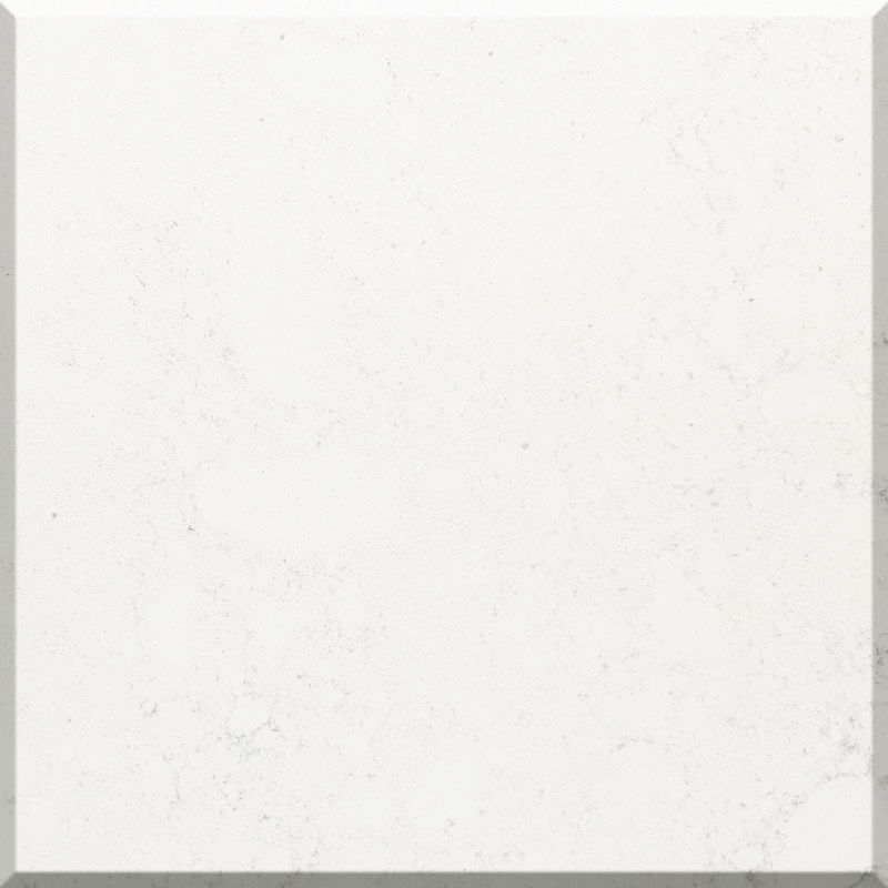 Quartz stone slab - 1810 Calacatta White - OKITE - for kitchen / white