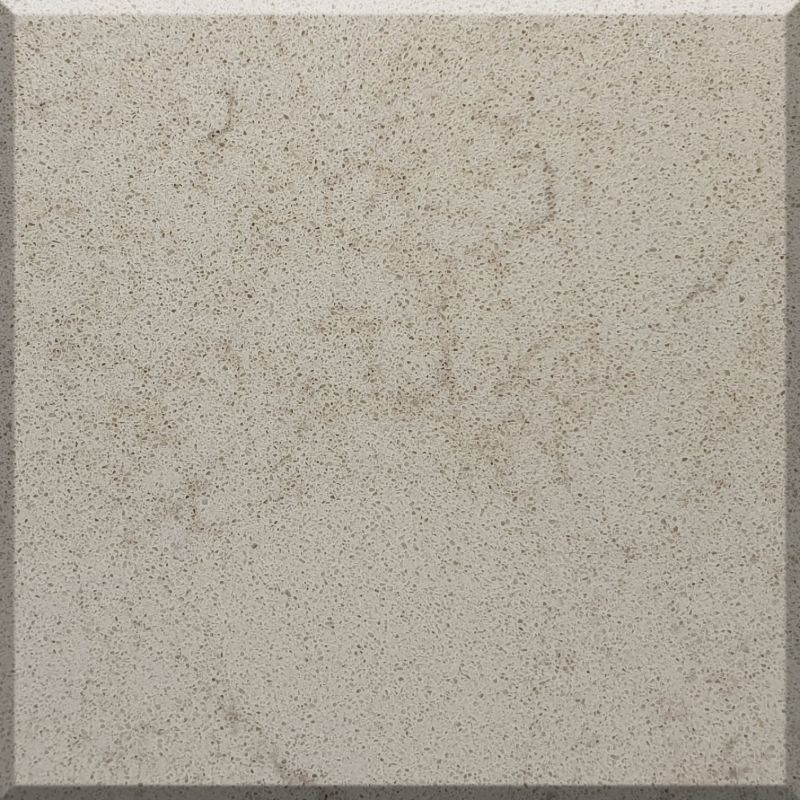 Quartz stone slab - 1926 Crema Botticino - OKITE - for kitchen / beige