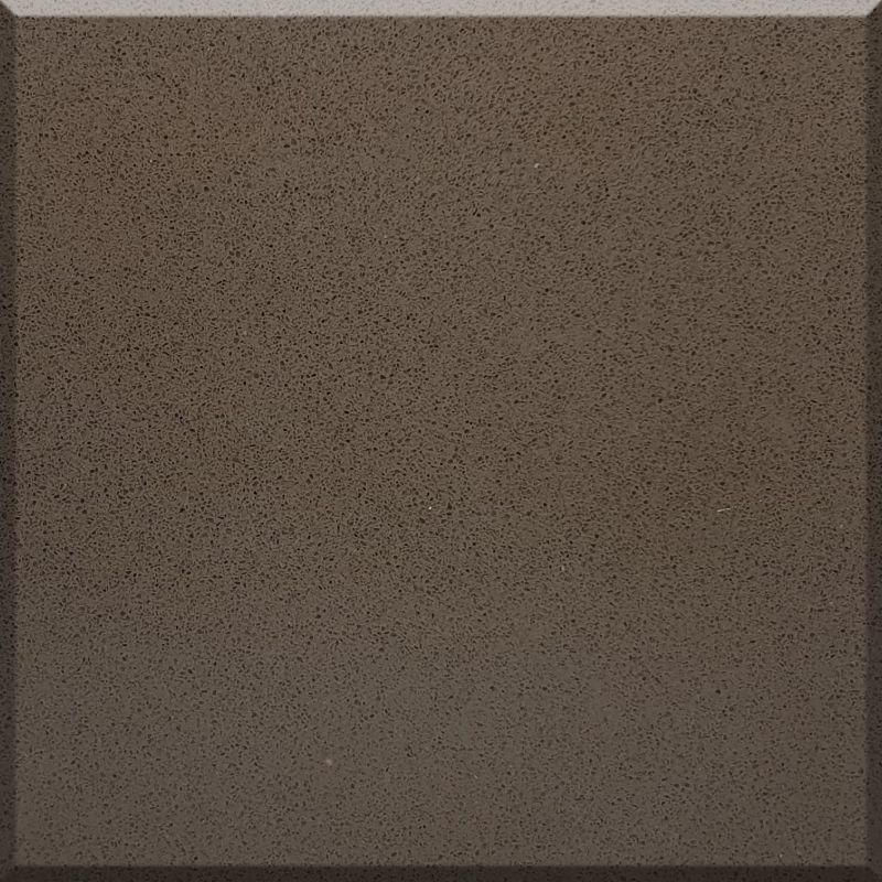 Quartz stone slab - 1710 Easy Bronze - OKITE - for kitchen / brown